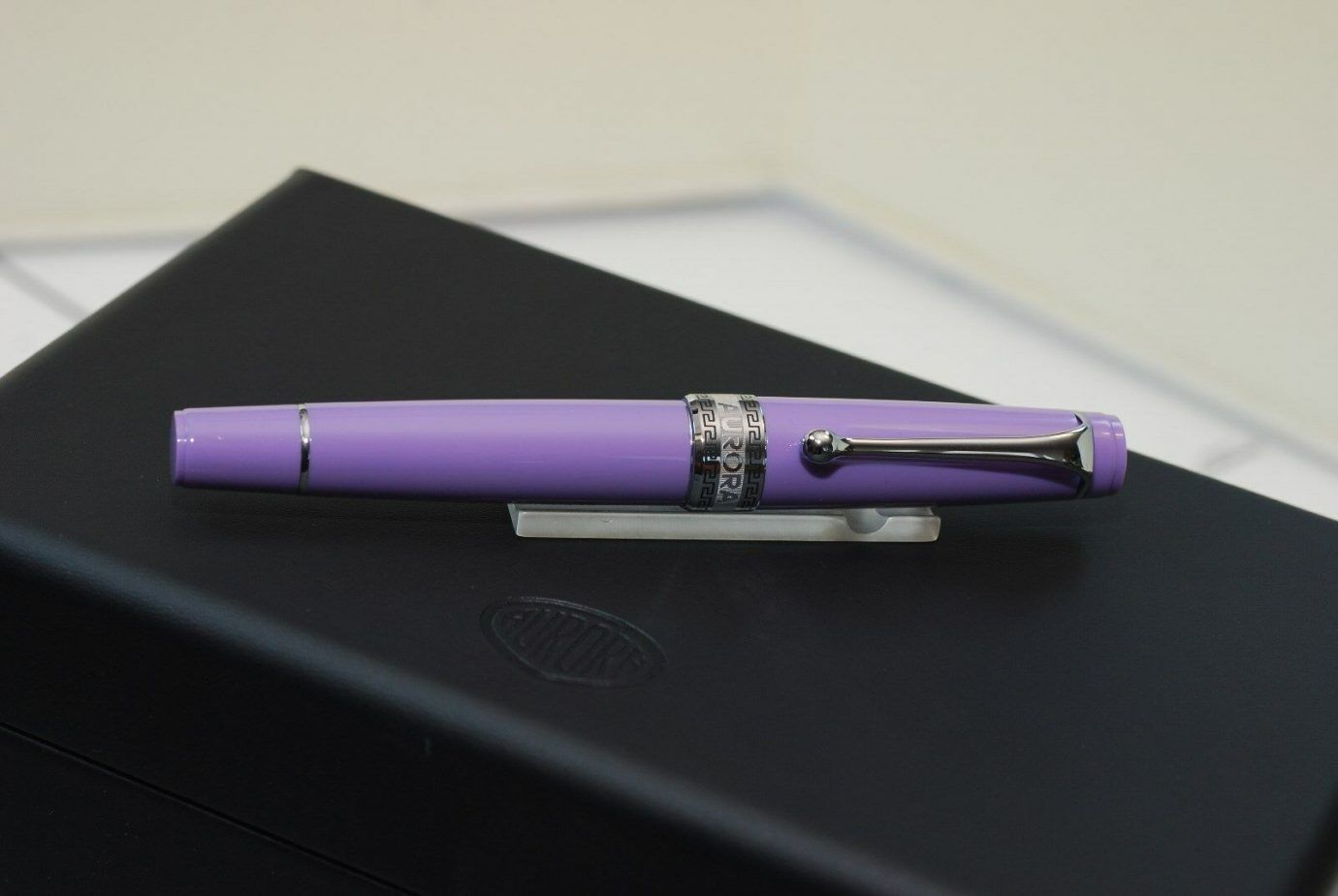 Fountain Pen Aurora Optima 997 Extraflex purple limited edition ...