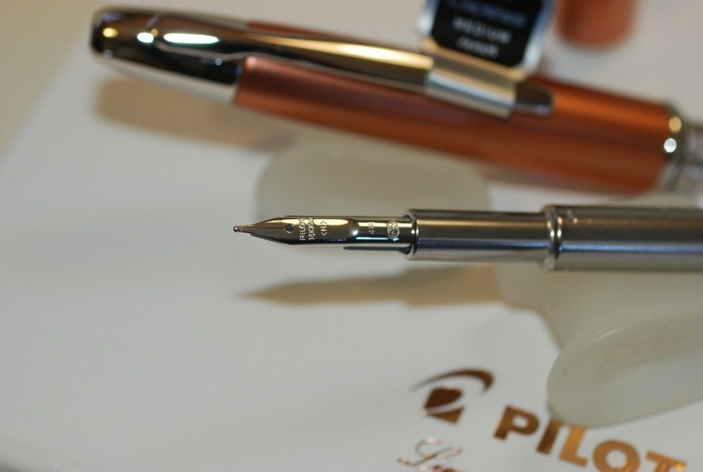 Pluma Estilográfica Namiki Pilot Capless-Retractil, L.E. 2014 Copper M