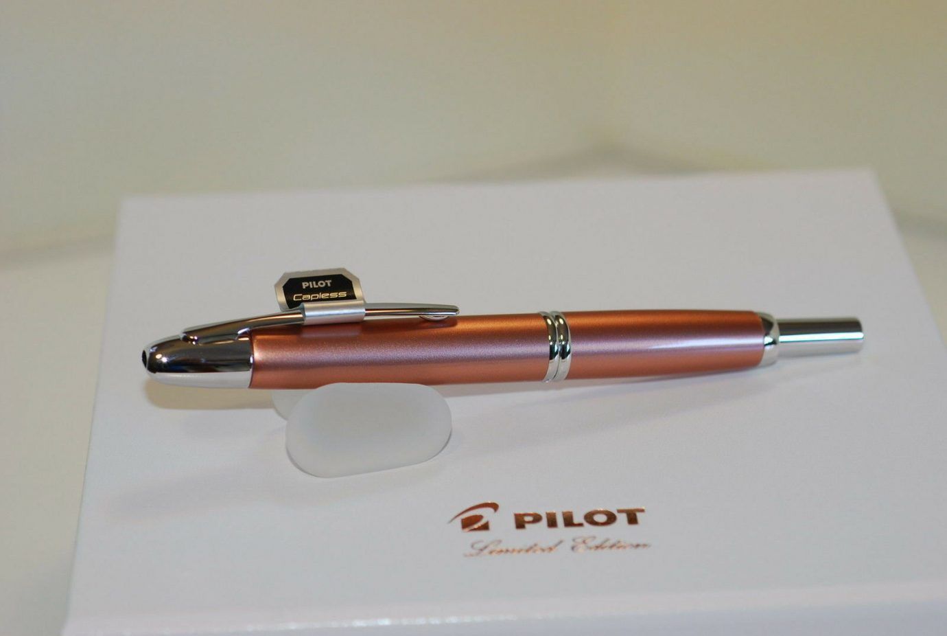 Pluma Estilográfica Namiki Pilot Capless-Retractil, L.E. 2014 Copper M