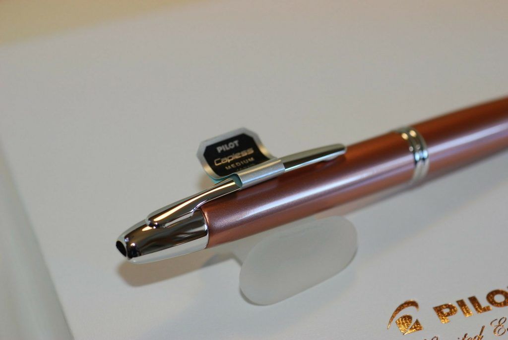 Pluma Estilográfica Namiki Pilot Capless-Retractil, L.E. 2014 Copper M