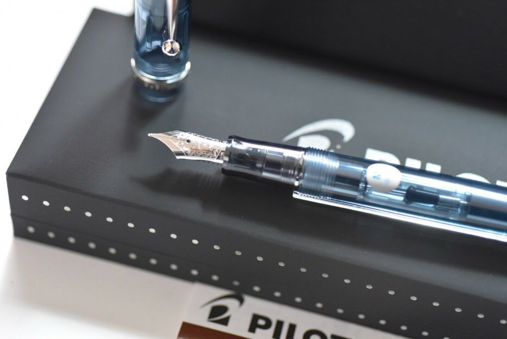 Pilot Custom 74 Fountain pen demonstrator blue - Ibérica Pens ...