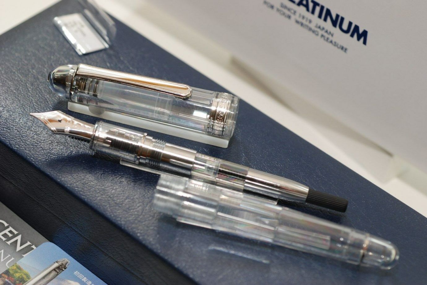 Platinum 3776 Century Oshino Demonstrator L.E. Nib M Fountain Pen - Ibérica Pens | Especialistas ...