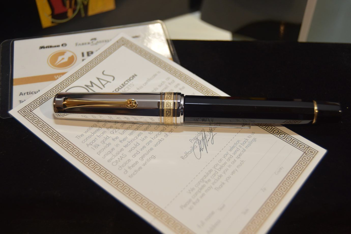 Omas Milord Silver fountain pen Precious Faceted - Ibérica Pens ...