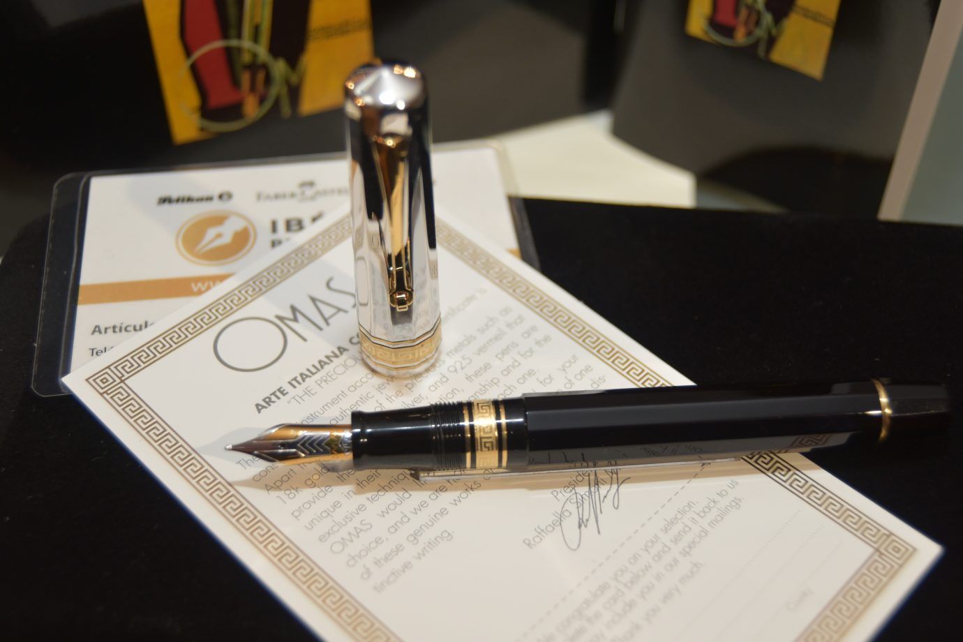 Pluma estilográfica Omas Milord plata - Ibérica Pens | Especialistas en ...