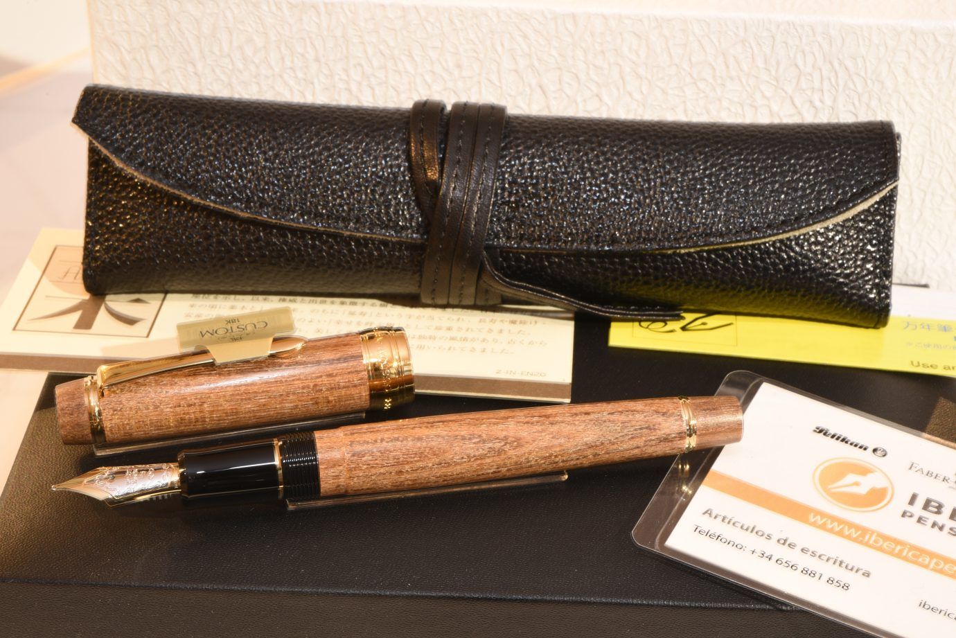 Pluma estilográfica Pilot Custom ENJU 槐 edición especial de madera ...
