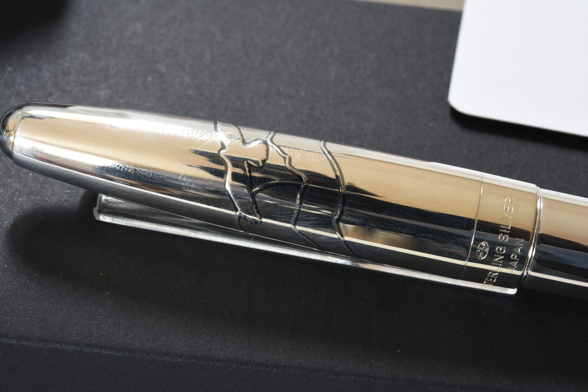 Pluma estilográfica de plata pilot silver Hawk- Halcón