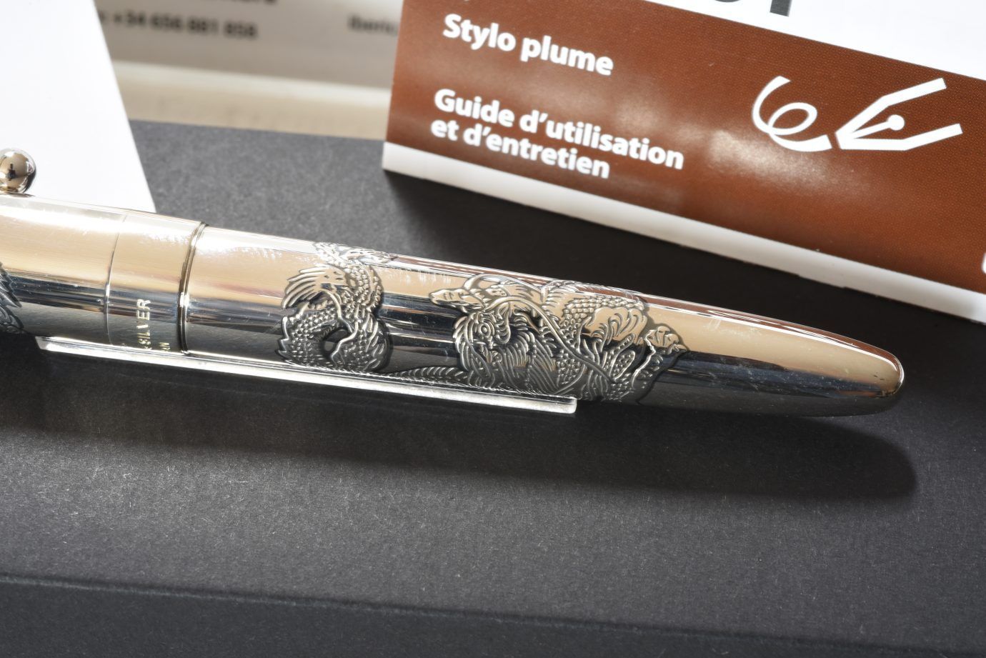 Pilot silver Dragon fountain pen - Ibérica Pens | Especialistas en ...