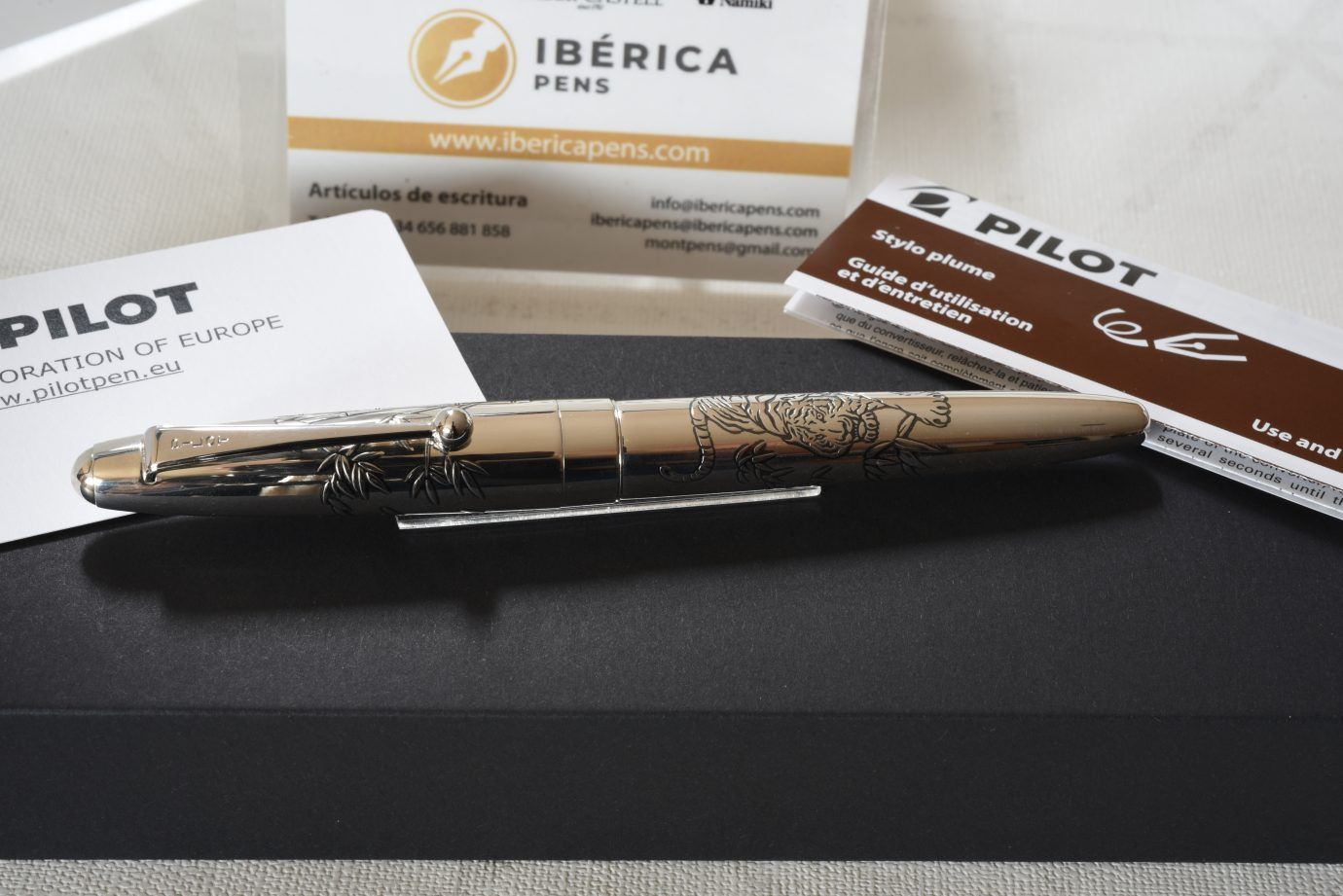Pilot silver Tiger fountain pen - Ibérica Pens | Especialistas en ...