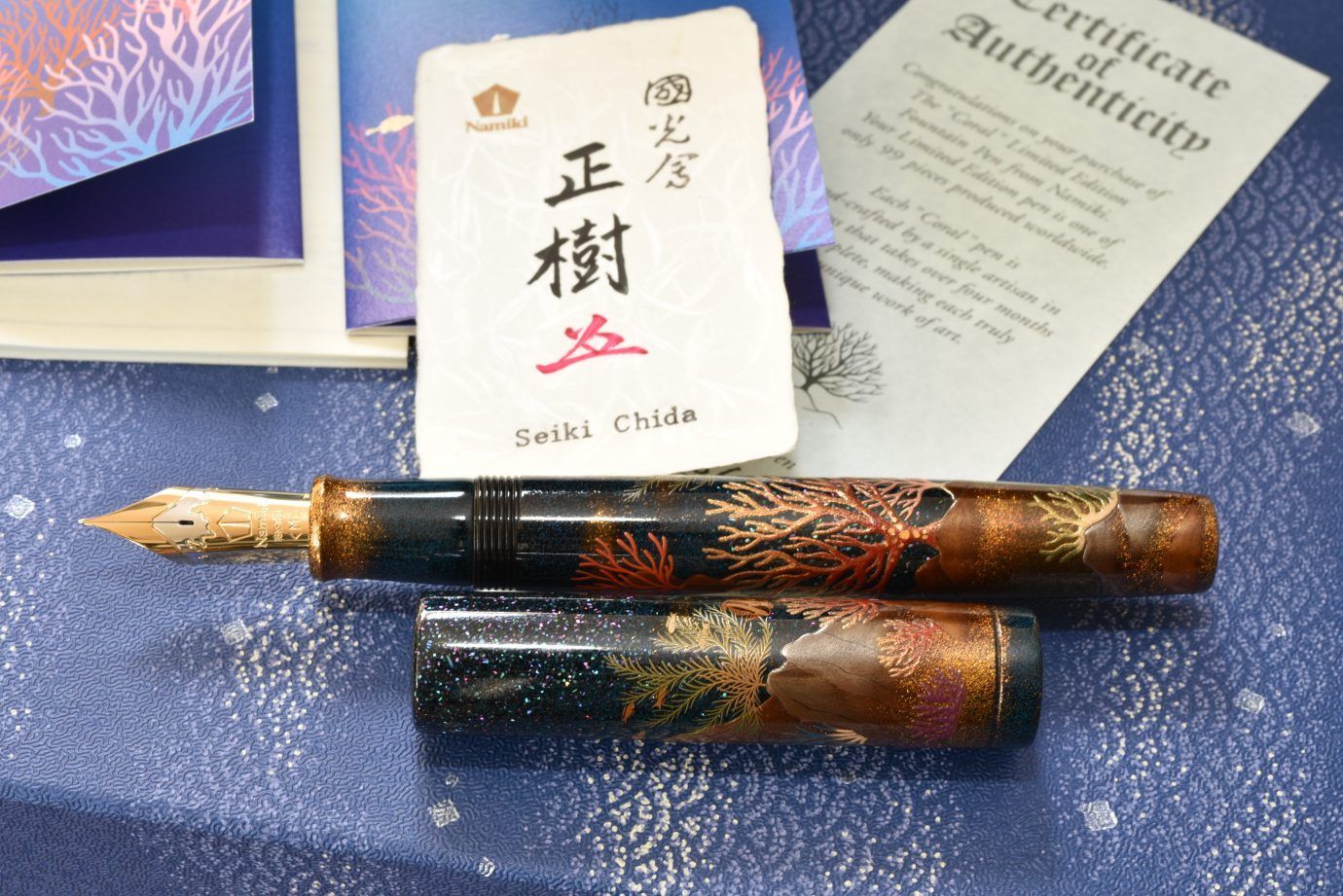 Namiki by Pilot Emperor Maki-e Coral Limited Edition 2021 Fountain Pen ...